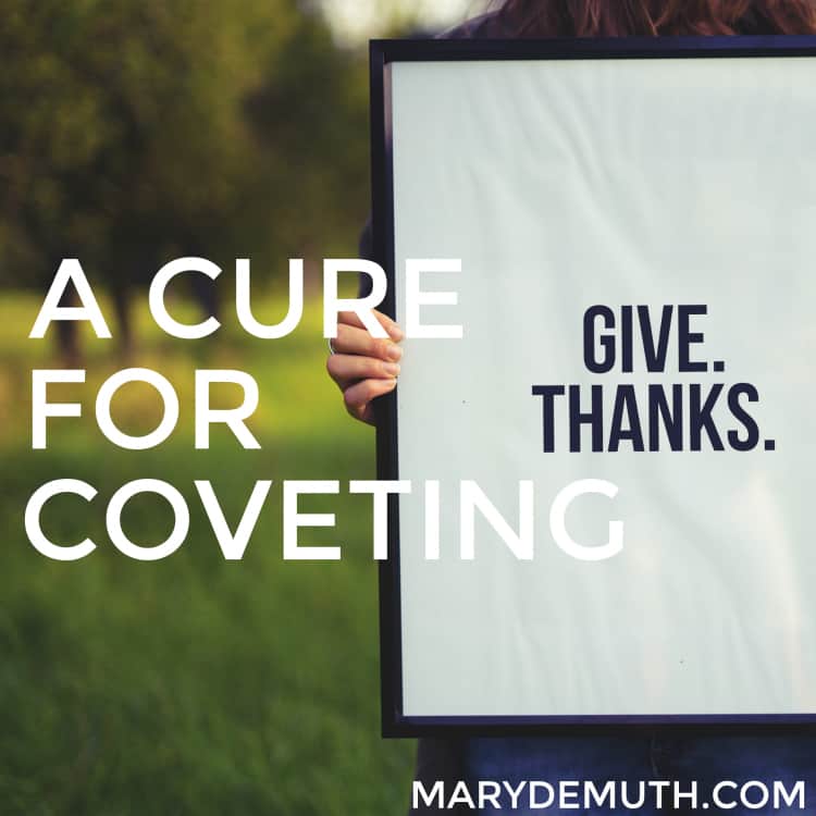 Top Cure for Coveting - Mary DeMuth