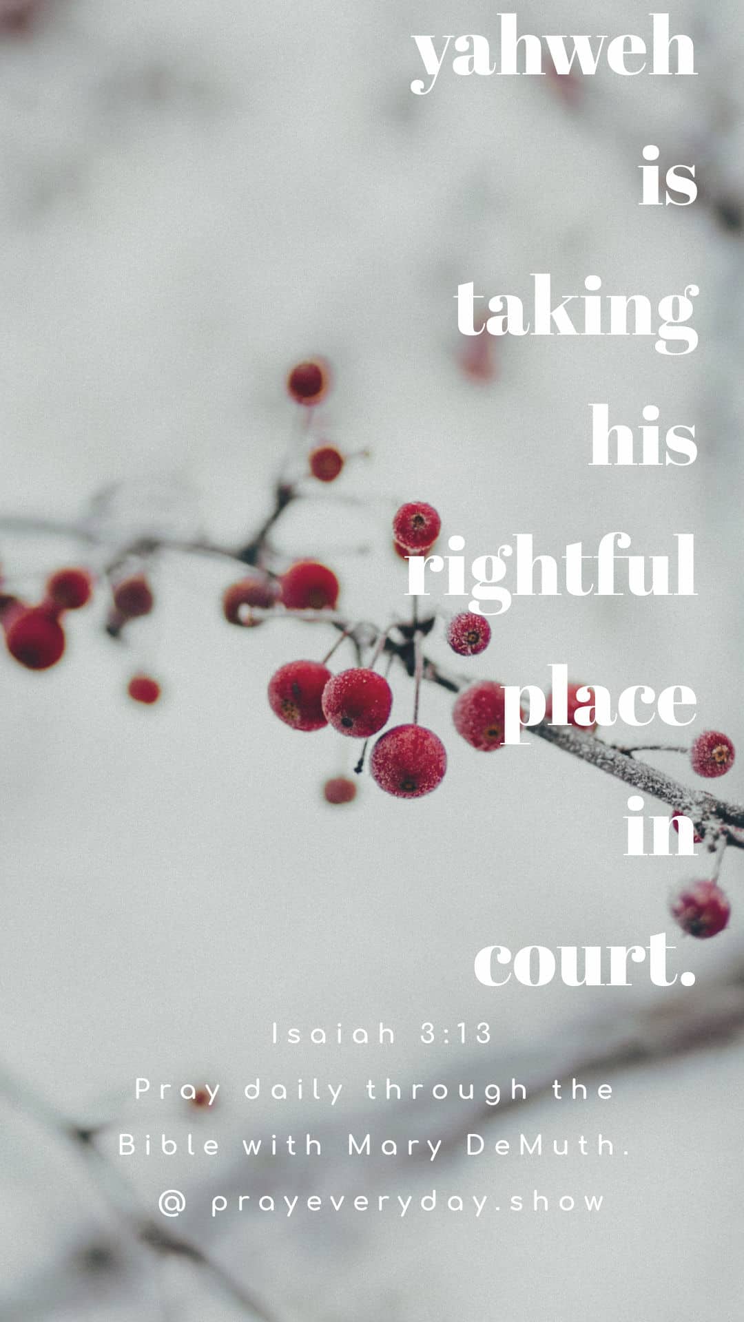 Isaiah 3 - Mary DeMuth